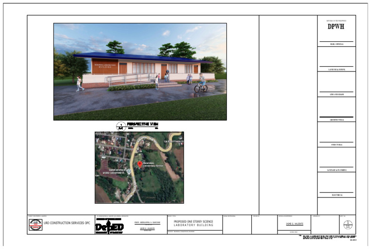 Proposed One-Storey Science Lab Design | PDF