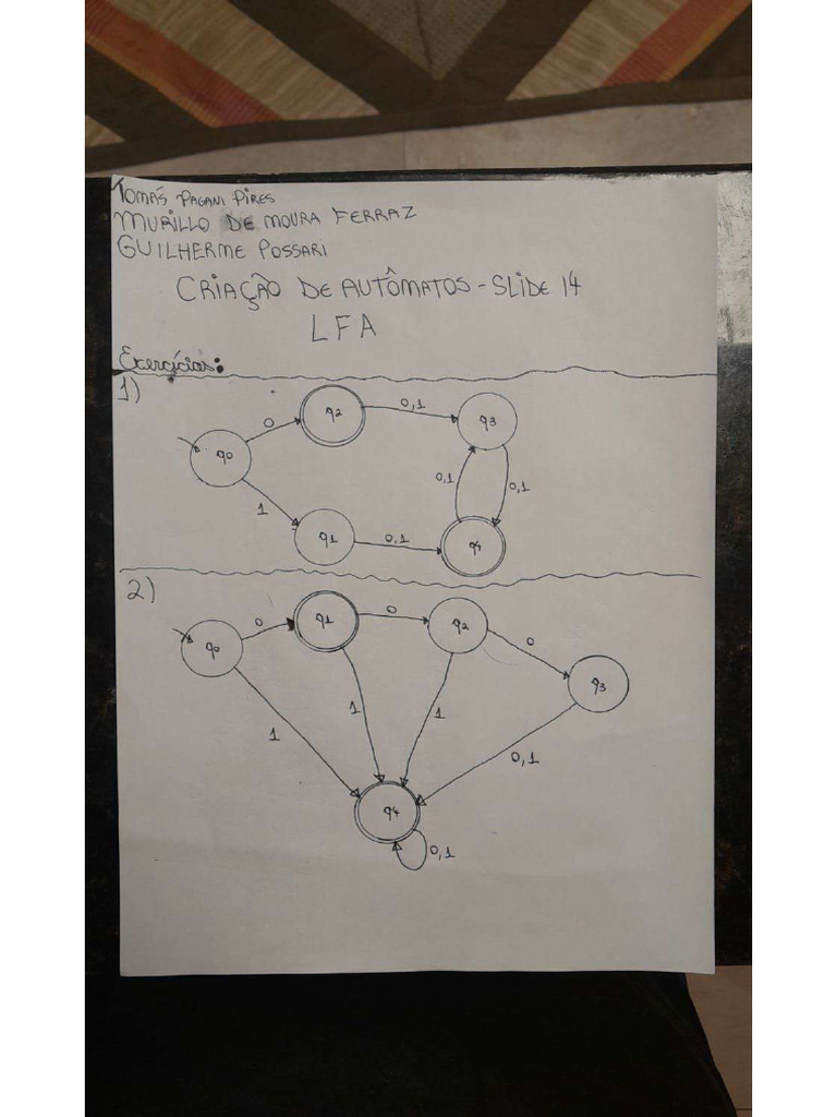 LFA - Exercicio Do Slide 14 | PDF