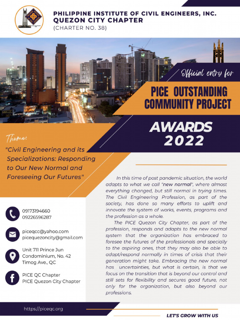 PICE National Awards 2022 Highlights | PDF | Hand Washing | Synoptic ...