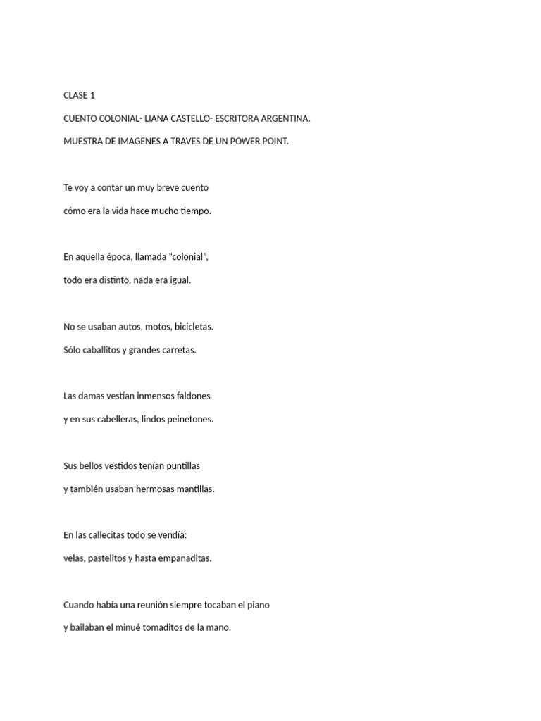 Poesía Época Colonial | PDF