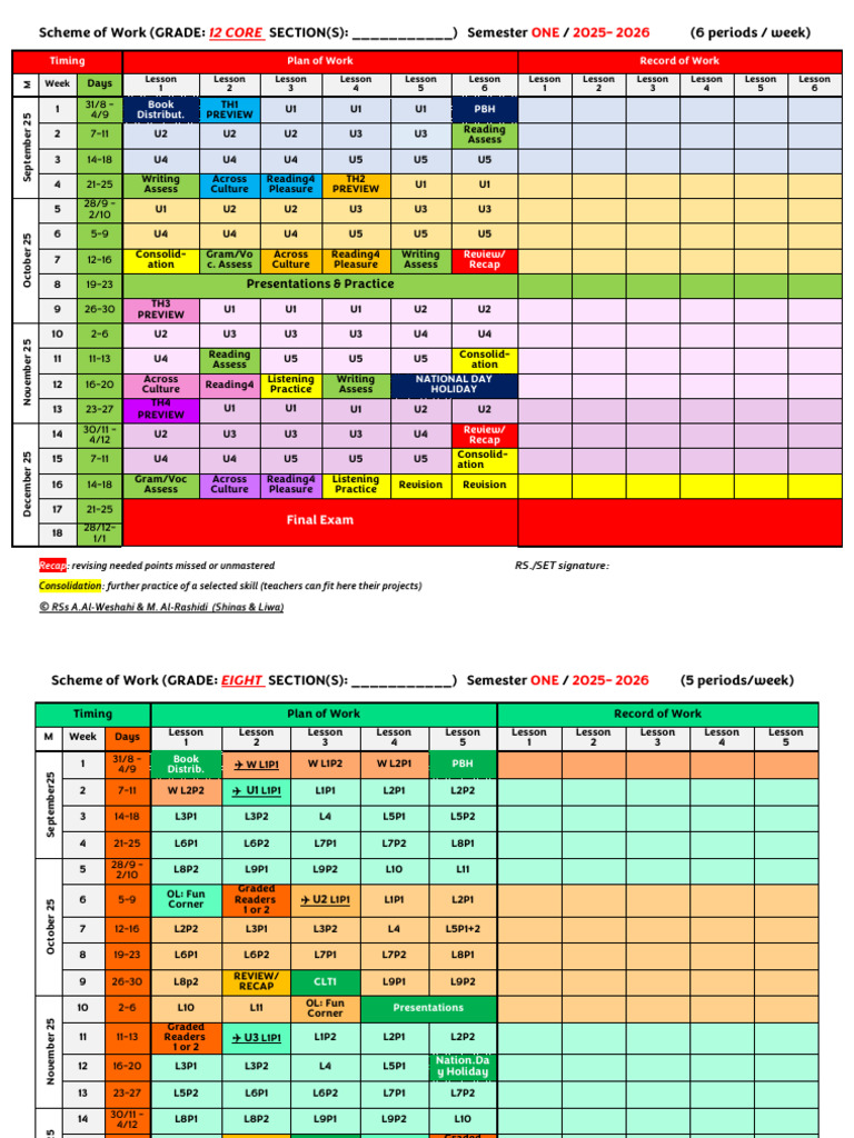 Scheme of Work 2025-2026 Overview | PDF | Rapid Transit | Land Transport