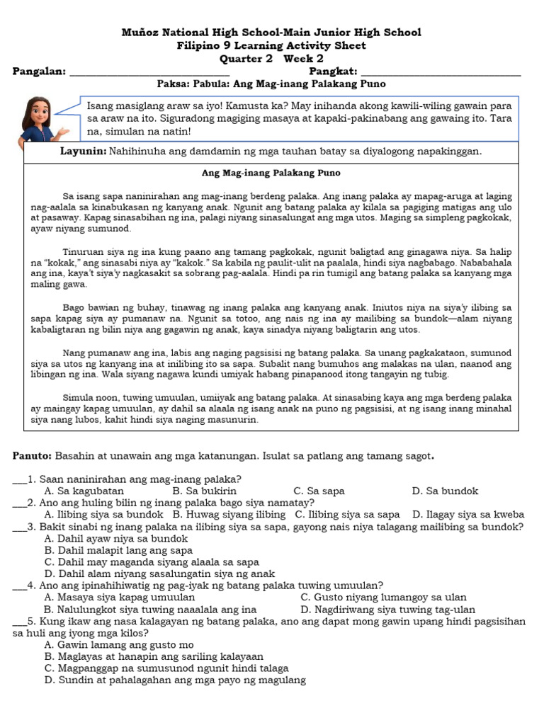 Filipino Las Pabula | PDF