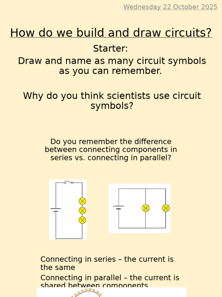 01 How Do We Build and Draw Circuits | PDF
