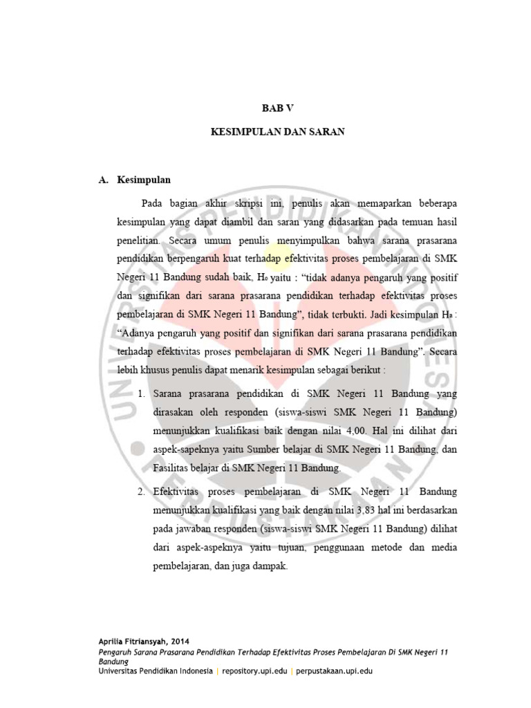 Contoh Saran | PDF