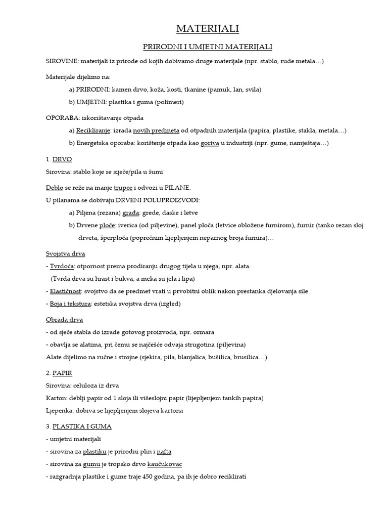 MATERIJALI-5 R | PDF