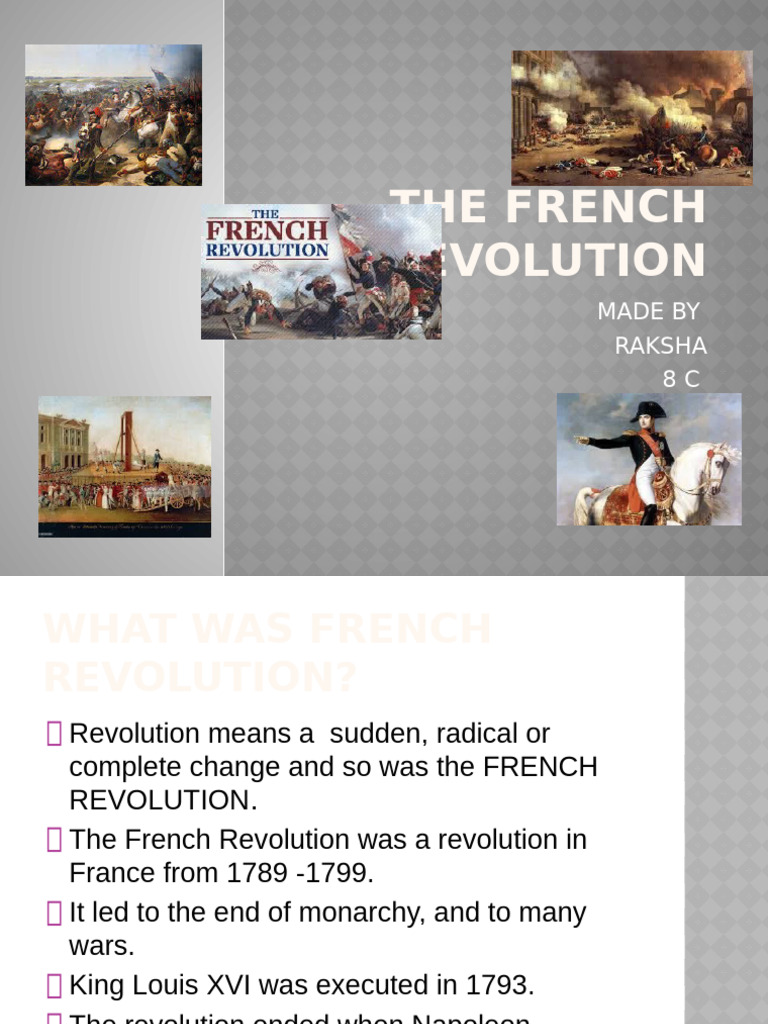 Key Events and Impact of the French Revolution | PDF | French ...