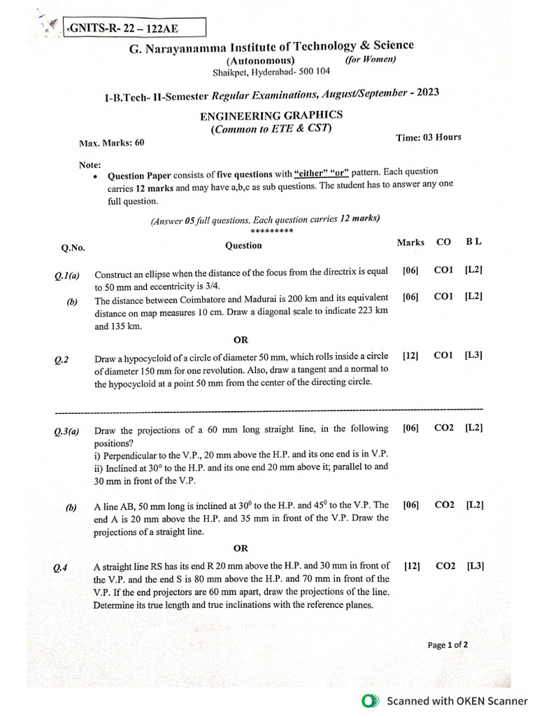 Previous Question Paper1 | PDF