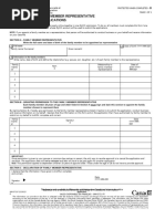 Family Member Representative Form IMM 5713 | PDF | Government ...