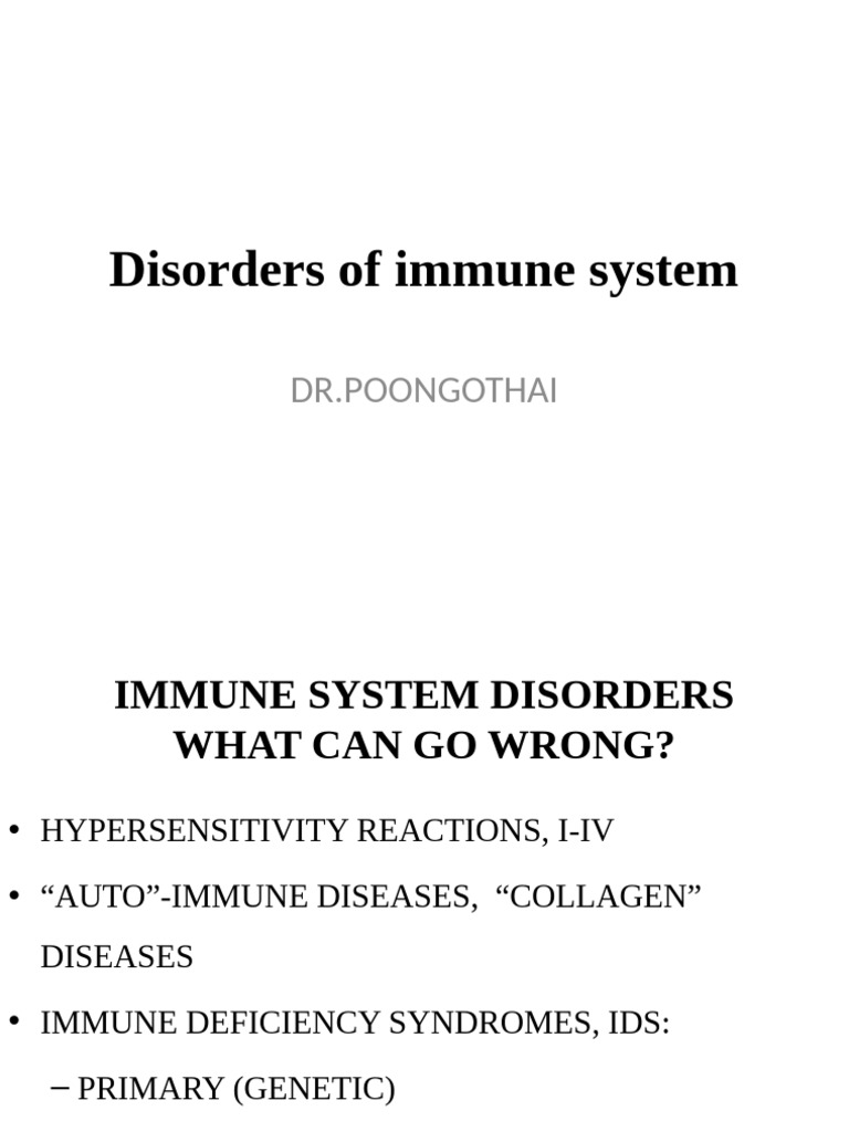 Immune System Disorders Explained | PDF | Immune System | Allergy