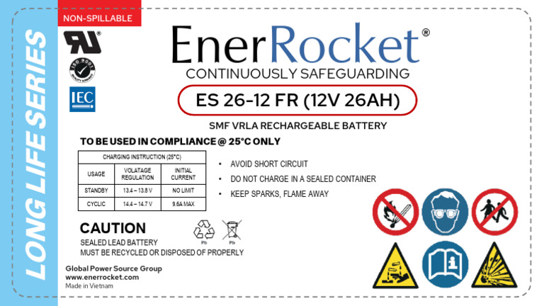 ES 26-12 FR Front Label A | PDF