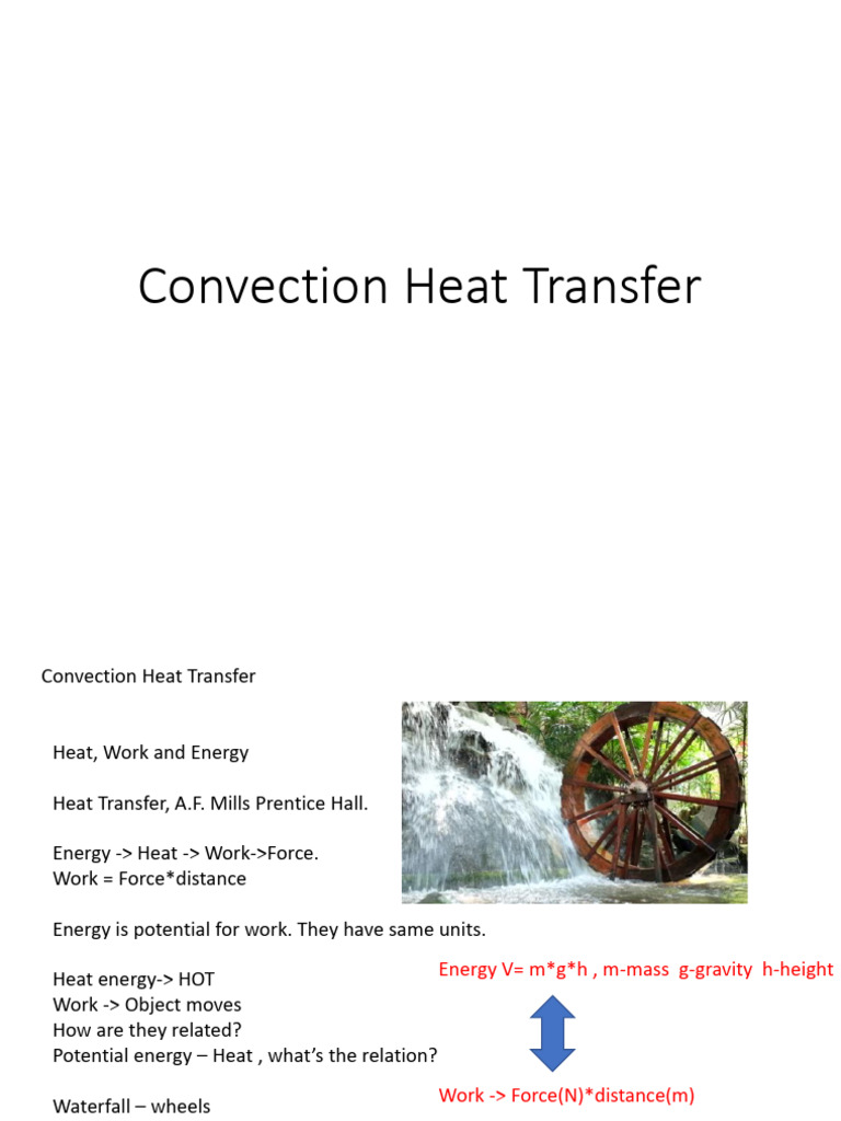Understanding Convection Heat Transfer | PDF | Temperature | Thermodynamics