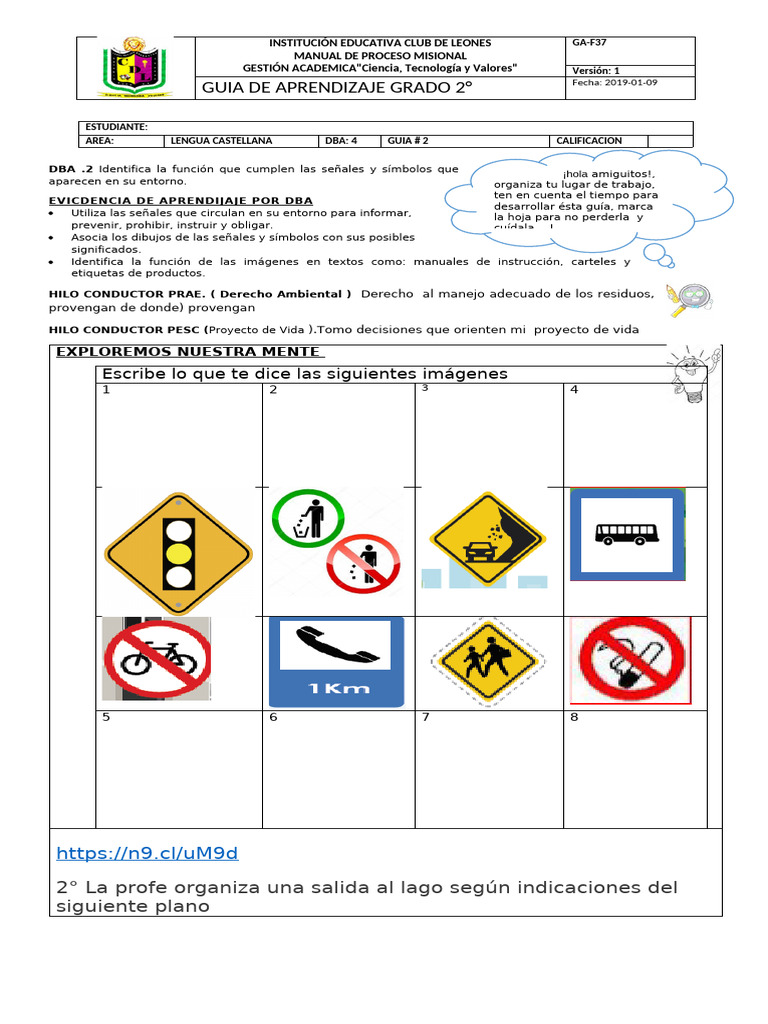 2° Guia#3-Leng-Dba-2-Ii-P-2019 | PDF
