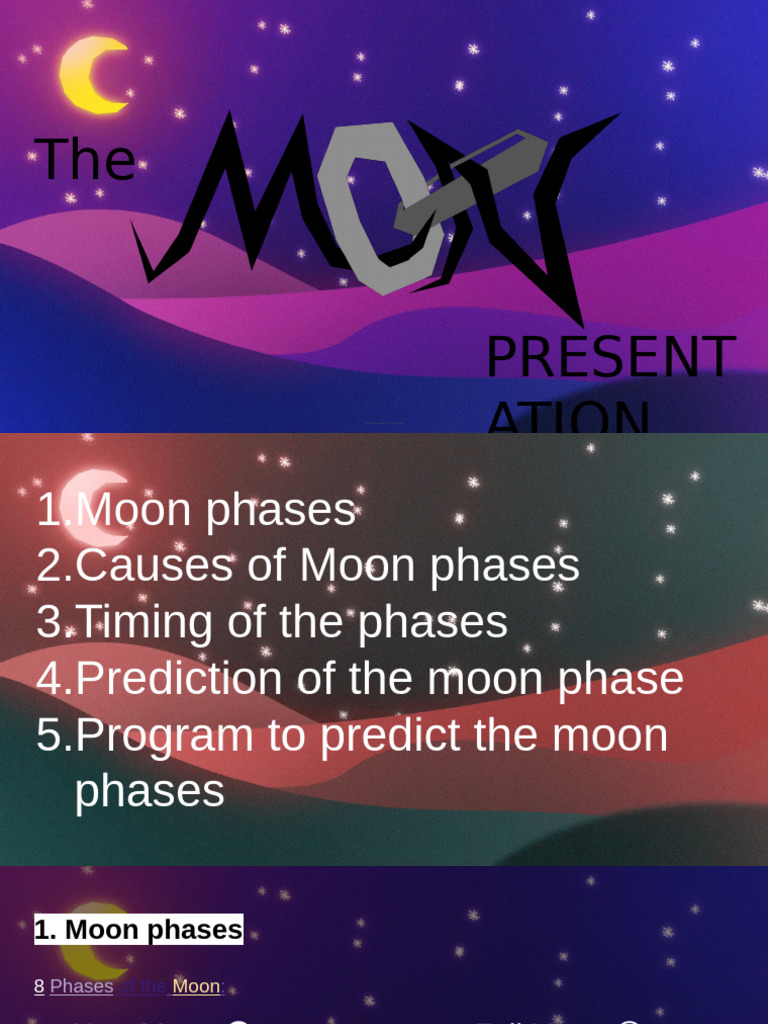 Understanding Moon Phases and Predictions | PDF