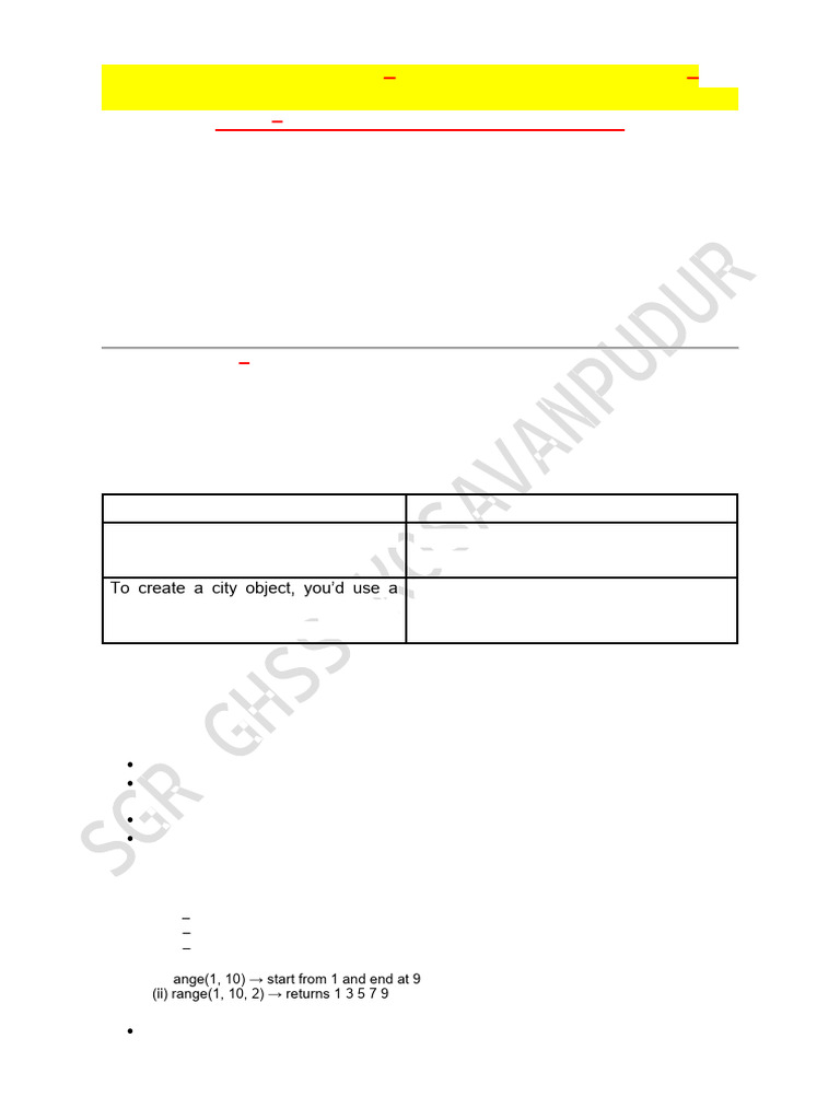 Class XII Computer Science Exam Guide | PDF | Constructor (Object ...