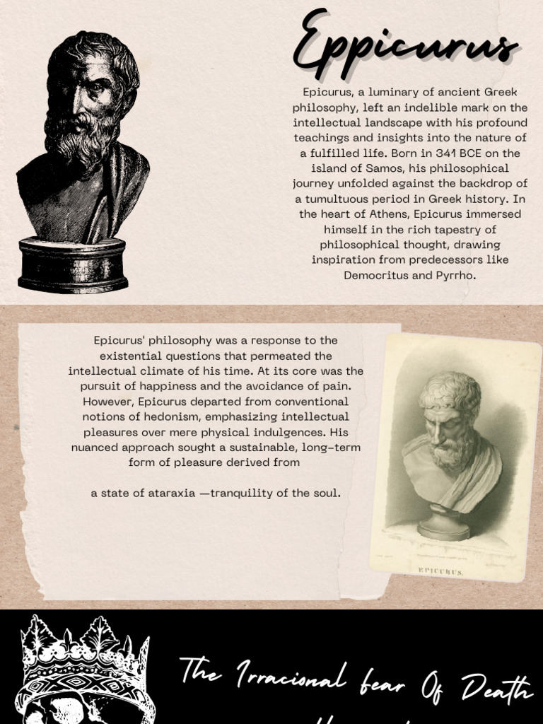 Epicurus, A Luminary of Ancient Greek Philosophy, Left An Indelible ...