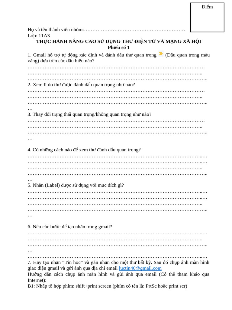 Bai 8. Thuc Hanh Nang Cao Su Dung Thu Dien Tu Va Mang Xa Hoi | PDF