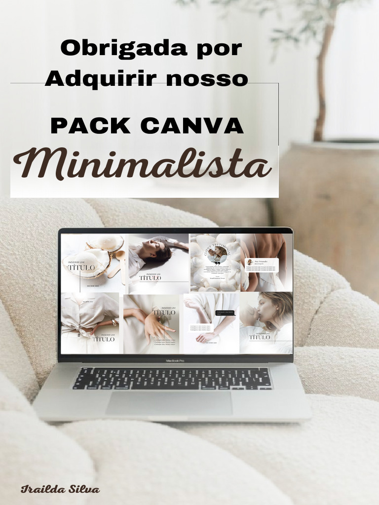 Pack Canva Minimalista para Redes Sociais | PDF