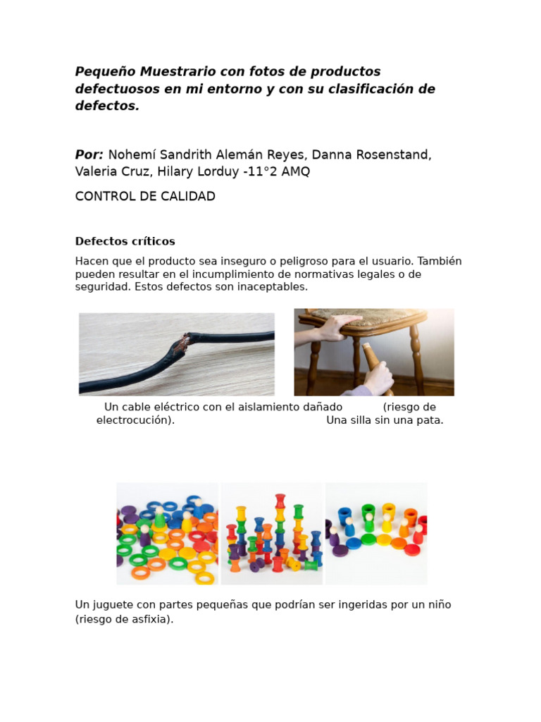 Clasificación de Defectos en Productos | PDF