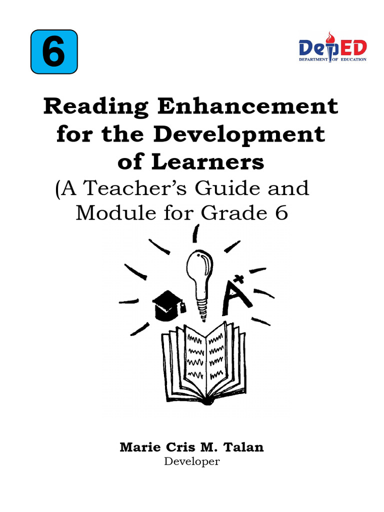 Grade 6 Reading Enhancement Guide | PDF | Linguistics | Human Communication