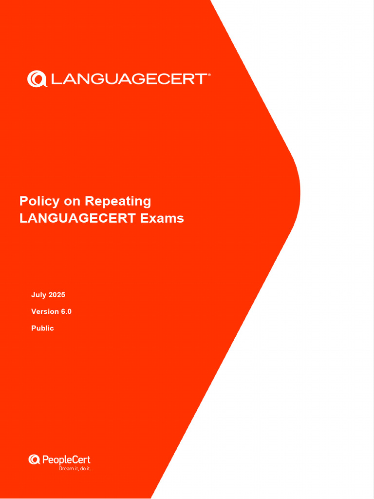 LanguageCert Policy On Repeating LanguageCert International ESOL Exams ...