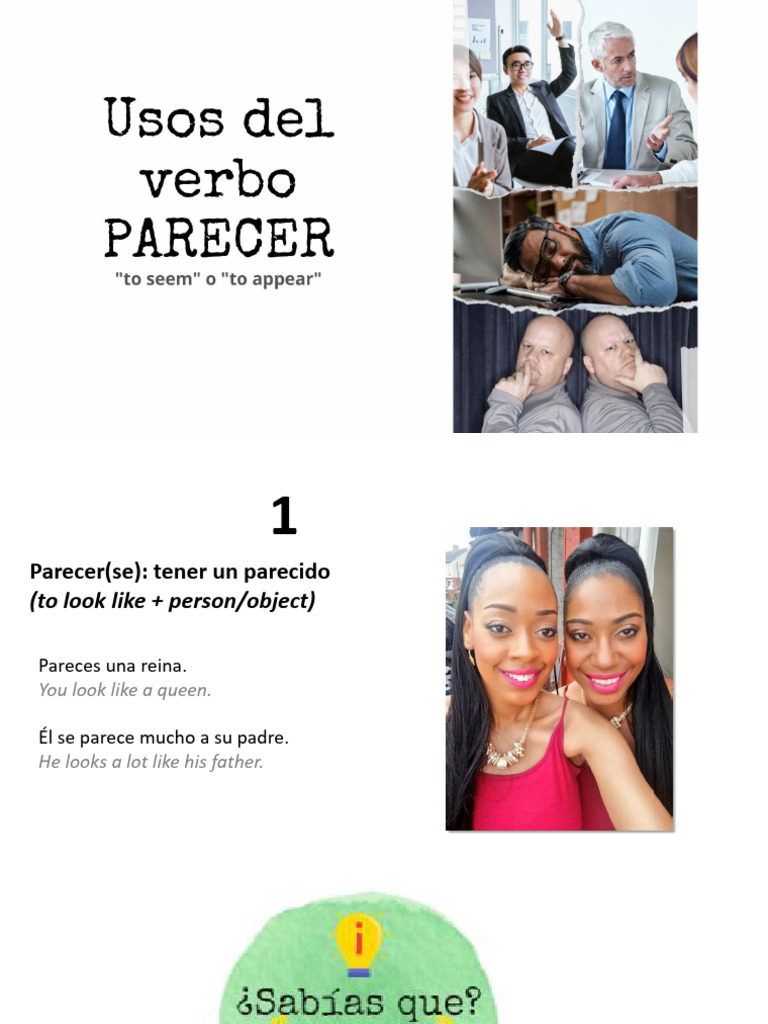 Verbo Parecer | PDF