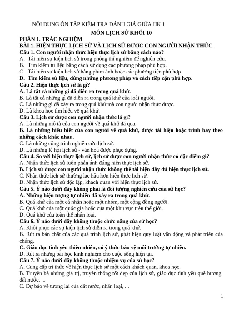Ôn-Tập-Kiểm-Tra-Giữa-Hk-1 4 | PDF