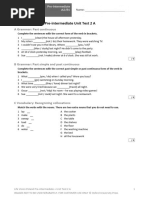 Life Vision B1 Grammar and Vocabulary Exercises | PDF | Vocabulary ...