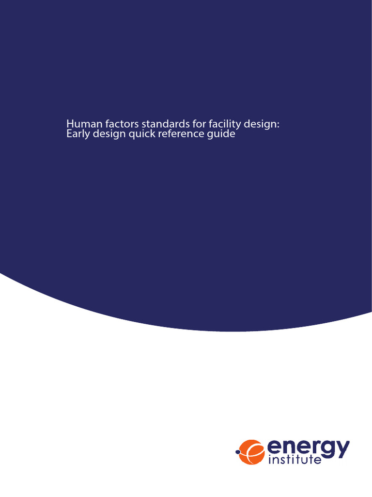 Human Factors in Facility Design Guide | PDF