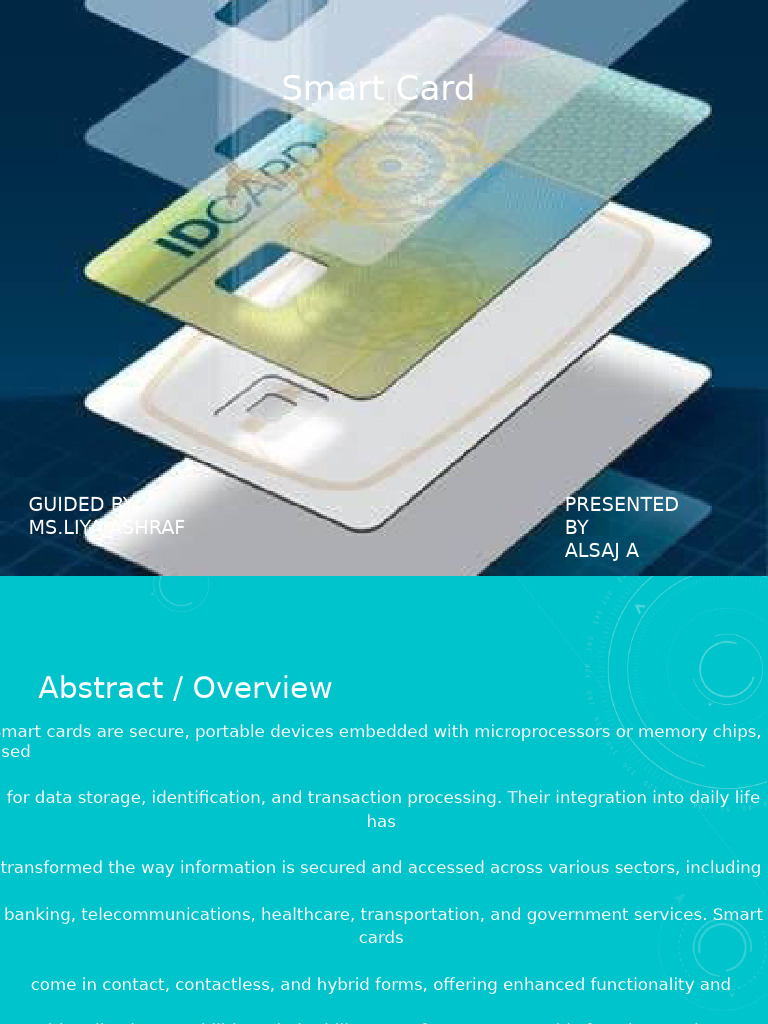 Smart Card Technology Overview and Applications | PDF | Computer Data ...