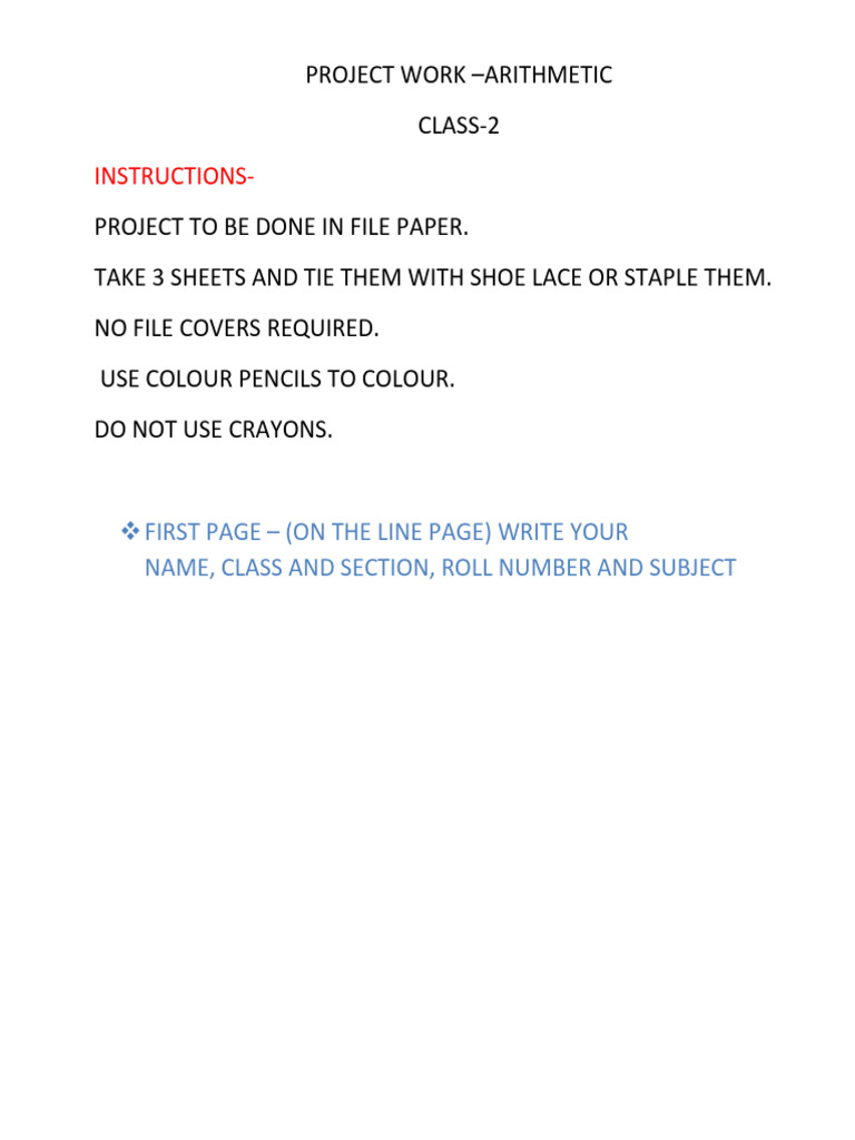 Project Work | PDF