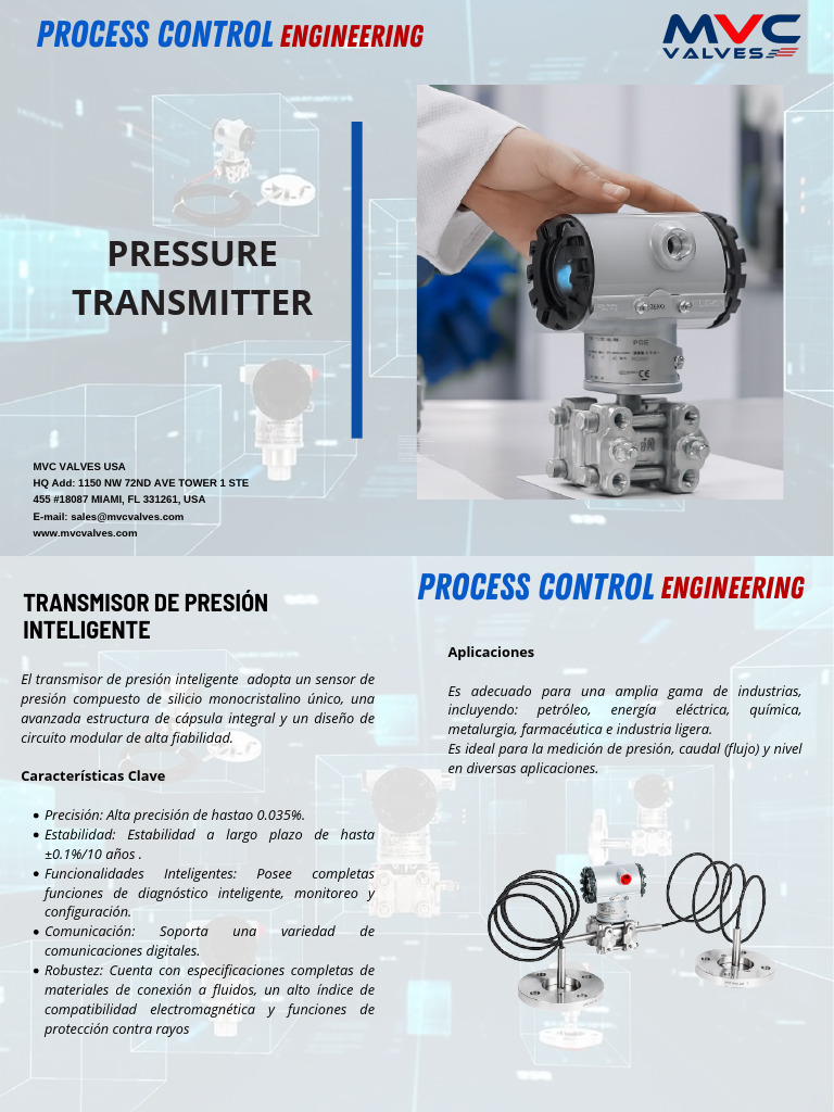 Transmisores de Presion PCE | PDF | Electrónica | Sensor