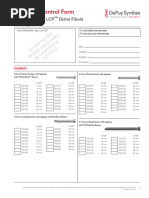 Synthes Foot and Midfoot Inventory Form | PDF | Tools | Manufactured Goods
