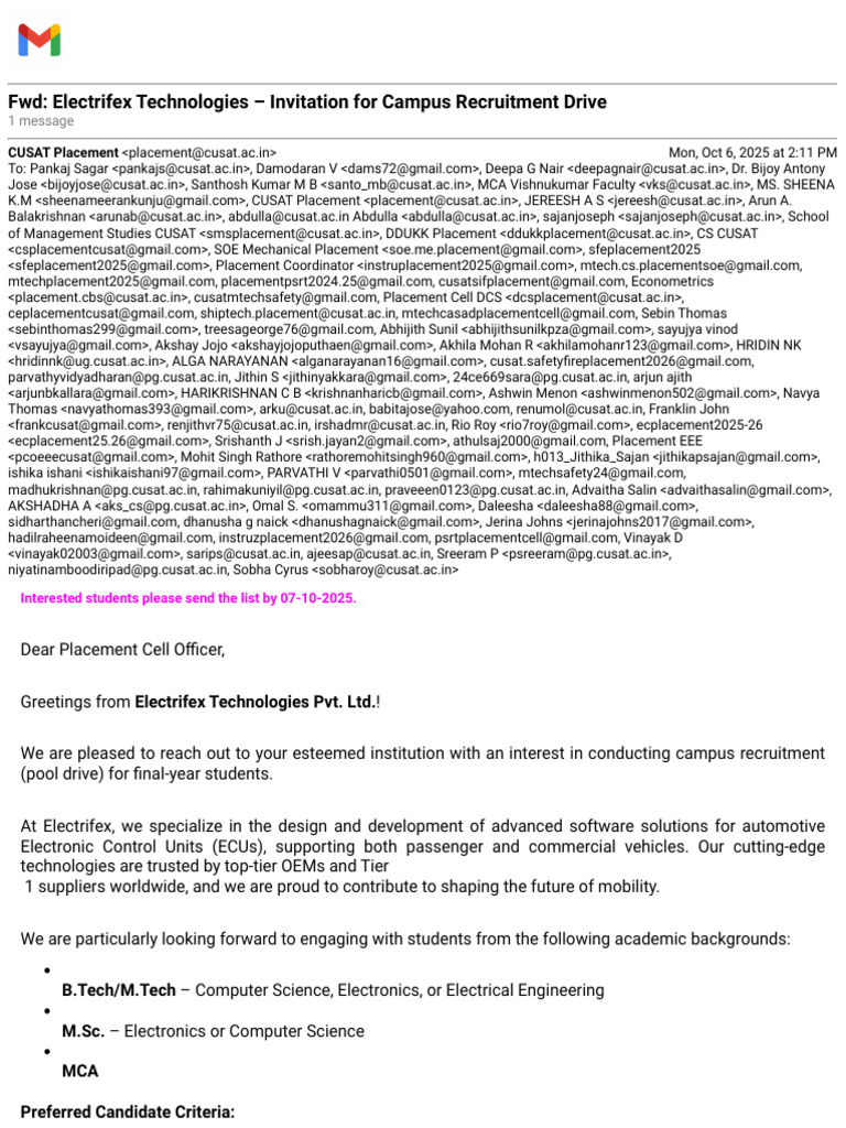 Gmail - FWD - Electrifex Technologies - Invitation For Campus ...