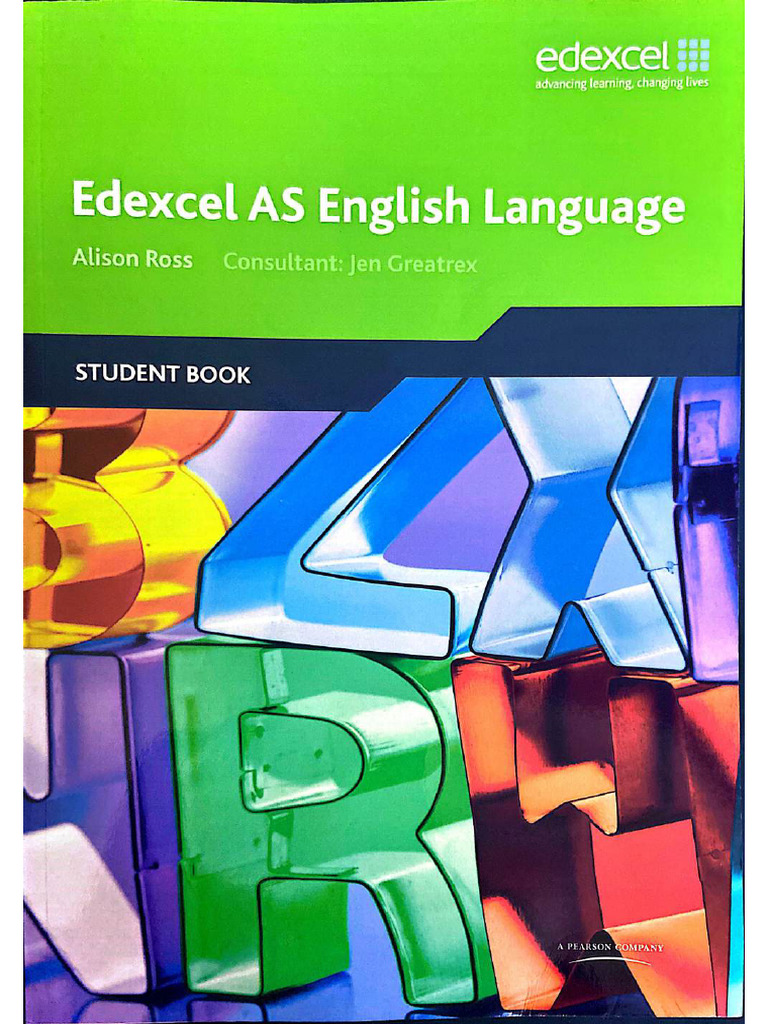 693294419 Edexcel as English Language Student Book Alison Ross 2008 ...