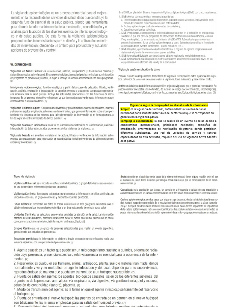 Manual Sive | PDF | Epidemiología | Vigilancia