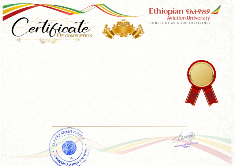 RSM/QCM Completion Certificate for Seid Negash Ali | PDF