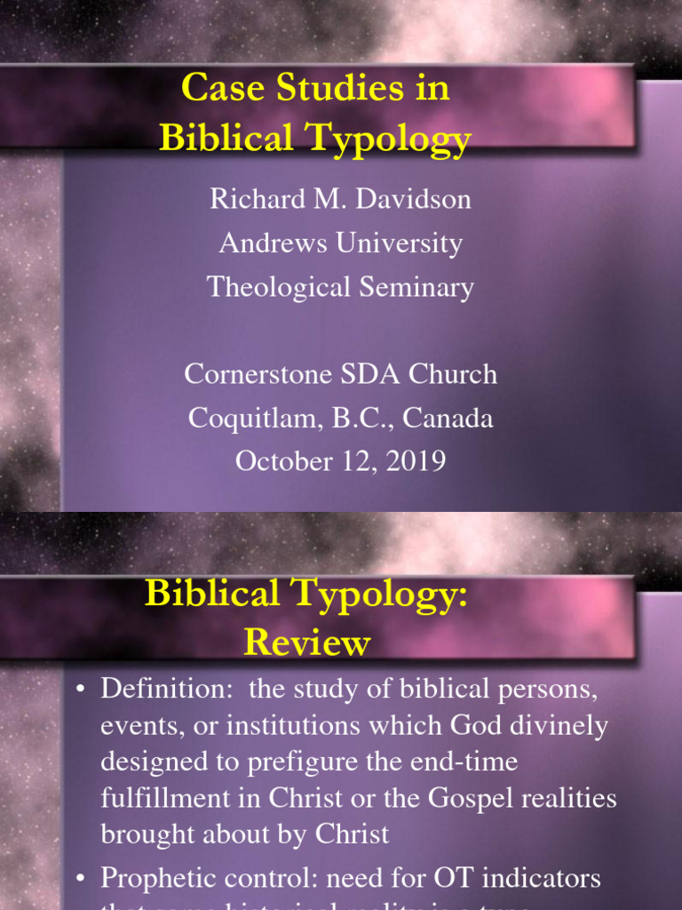 Exploring Biblical Typology | PDF | Jesus | Joshua