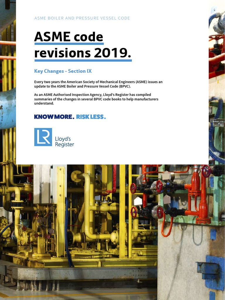 ASME Code Section IX Updates 2019 | PDF | Mechanical Engineering