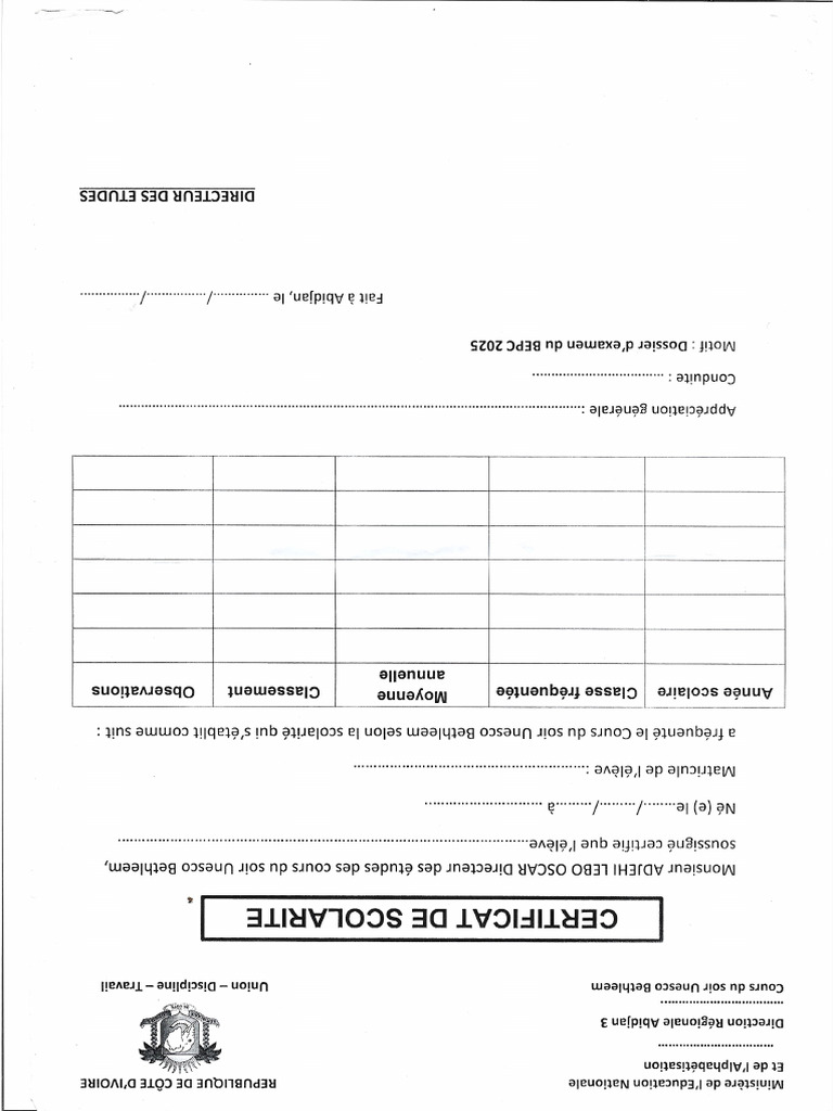 Dossiers Examens Bepc - Bac | PDF