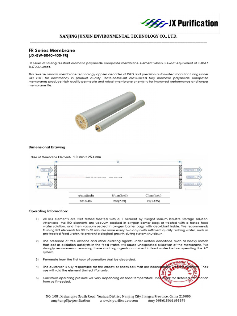 Drawing With Dimensions JX BW 8040 400FR | PDF