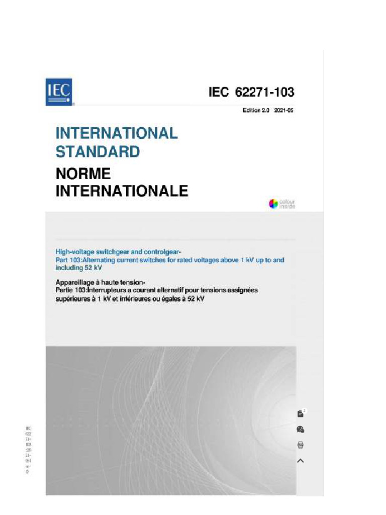 Iec 62271-103 | PDF