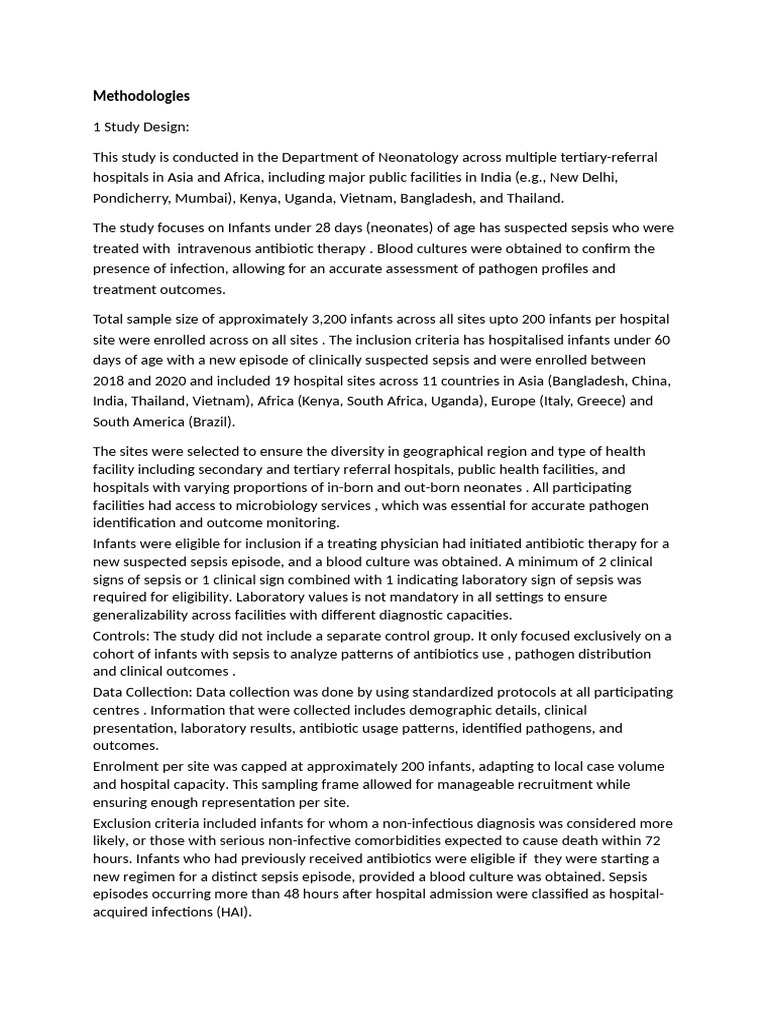 Integrated Proposal | PDF | Sepsis | Infection