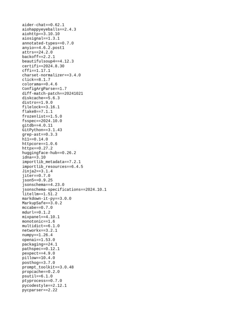 Python Requirements | PDF