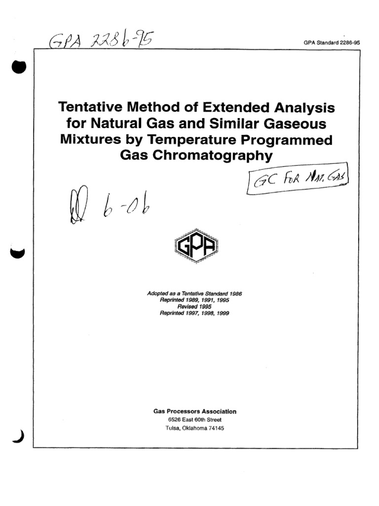 GPA 2286 Method | PDF