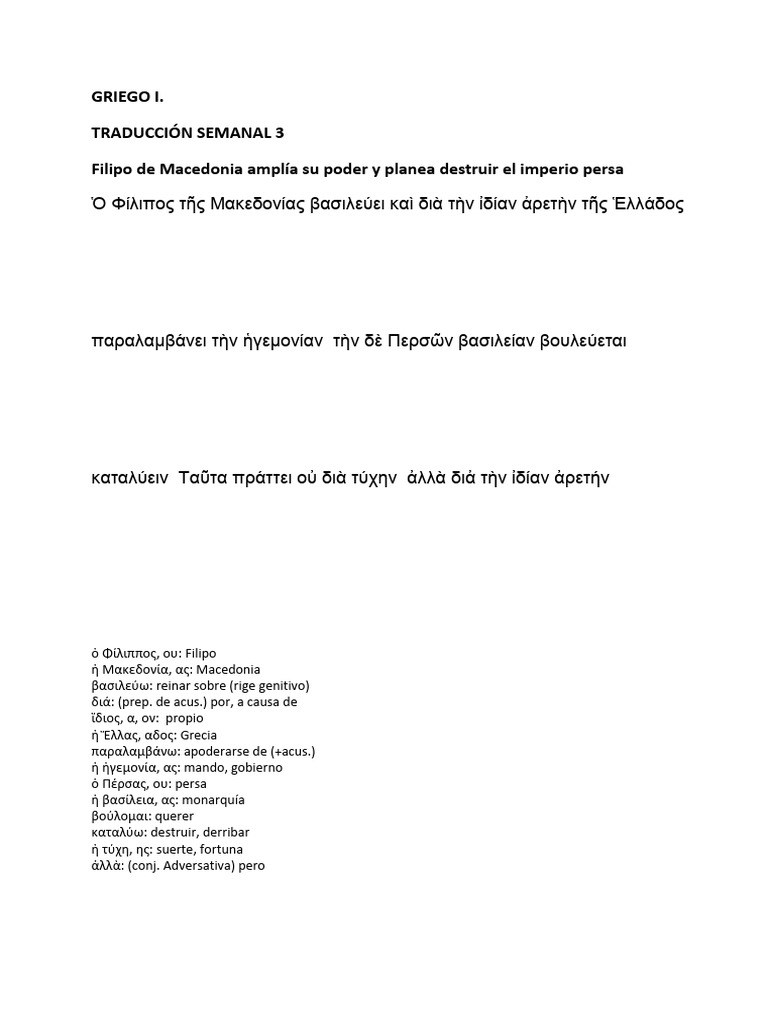 Filipo de Macedonia y el Imperio Persa | PDF