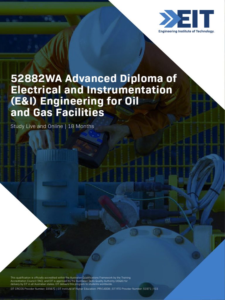 EIT Adv Dip Electrical Instrumentation Engineering Oil and Gas ...