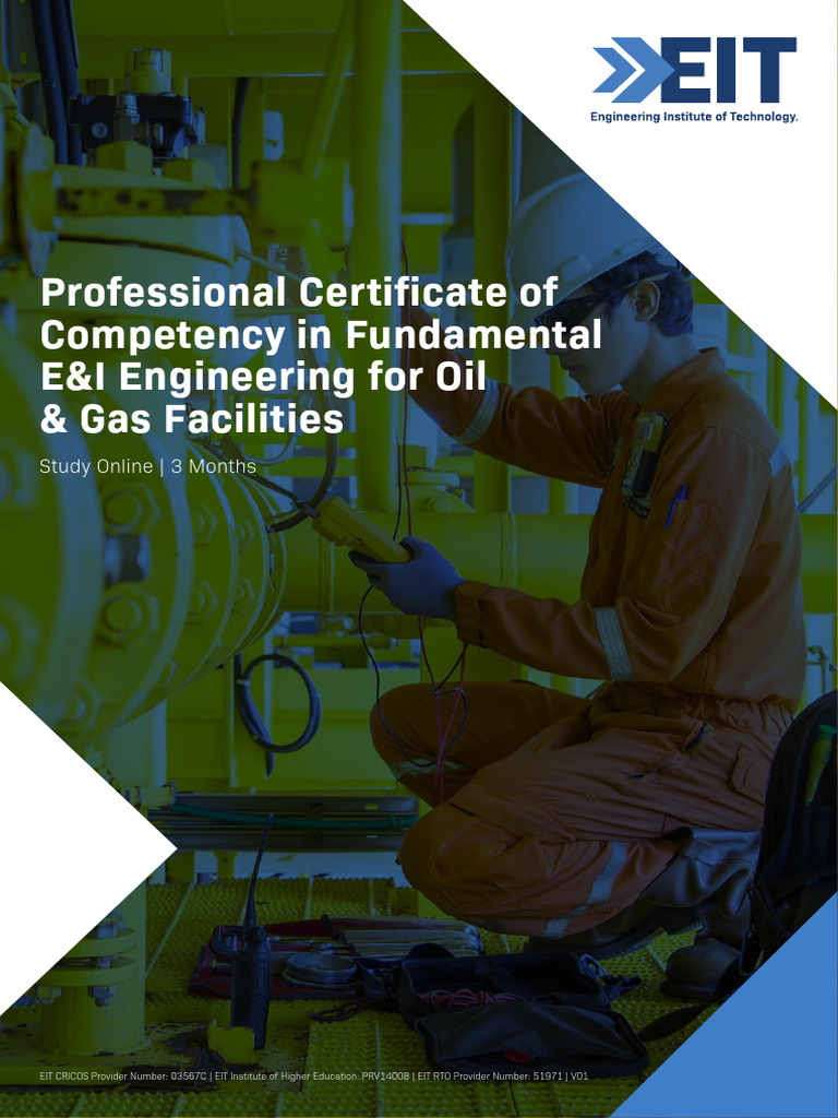 EIT Course Electrical and Instrumentation Engineering Oil and Gas ...