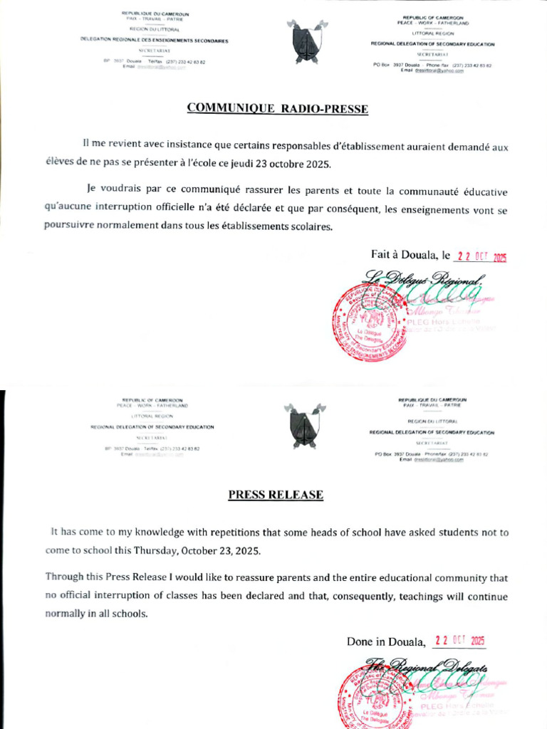 Communiqué Radio Presse | PDF
