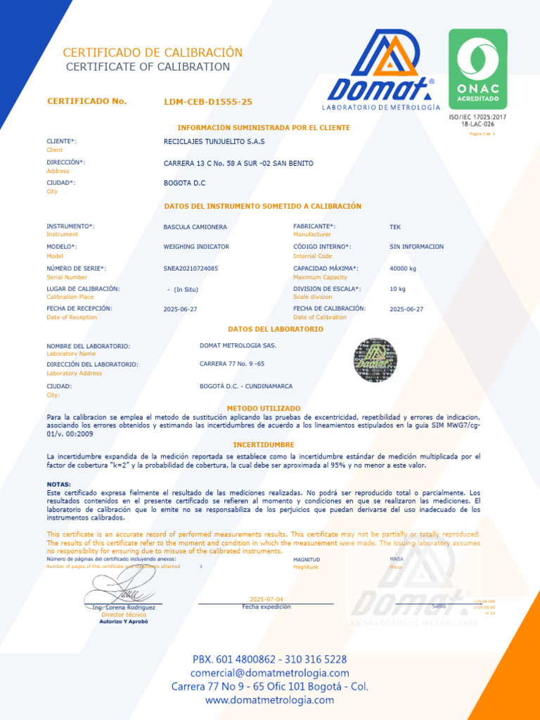 LDM Ceb D1555 | PDF | Metrología | Exactitud y precisión