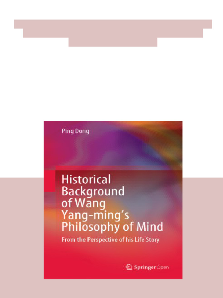 Historical Background of Wang Yang ming s Philosophy of Mind From the ...